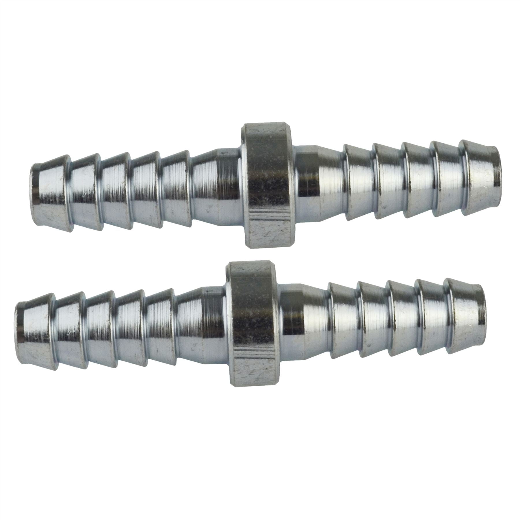 1/4" Hose Joiner / Repair Fitting Double Hose Tail Air Pipe Connector 2 ...