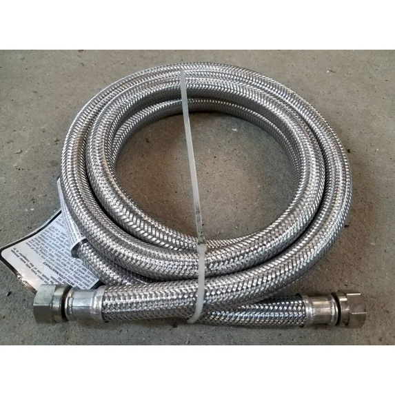 1/4" Id Stainless Steel Ice Maker Compression Universal Water Supply ...