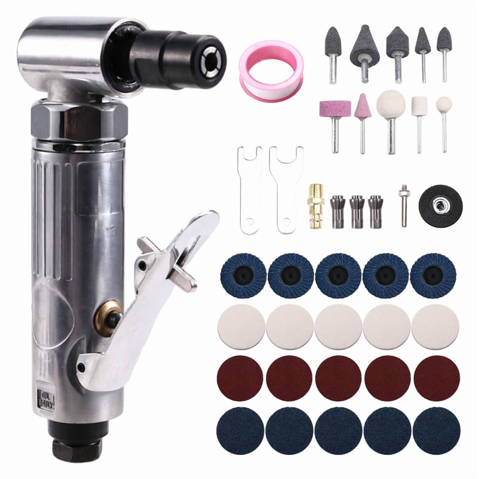 1/4 Inch 90 Degree Grinder Micro-Air Die Grinder Tool Kit Polisher Mill ...