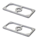 1/4 Inch Aluminum Extruded Leaf Spring Lowering Blocks - 2 Pack ...