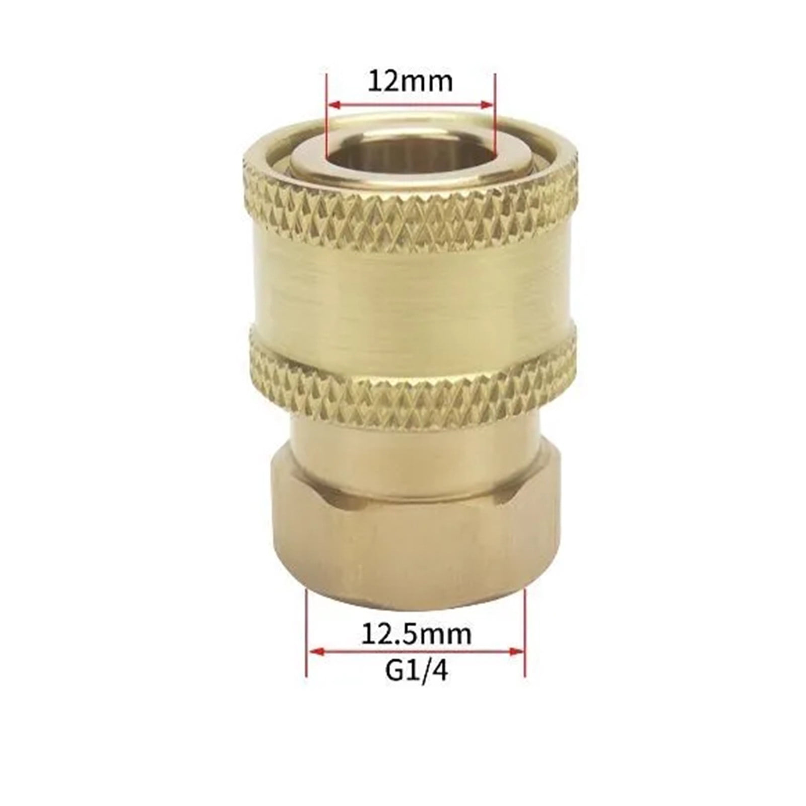 1/4-Inch Brass High-Pressure Washer Quick Connect Adapter Female Plug ...
