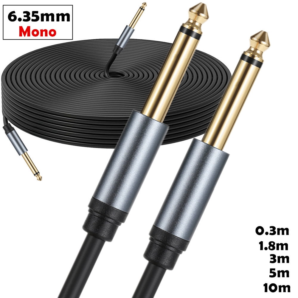 1/4 Inch Cable 6.35mm to 6.35mm Instrument Cable 1/4 Inch Guitar ...