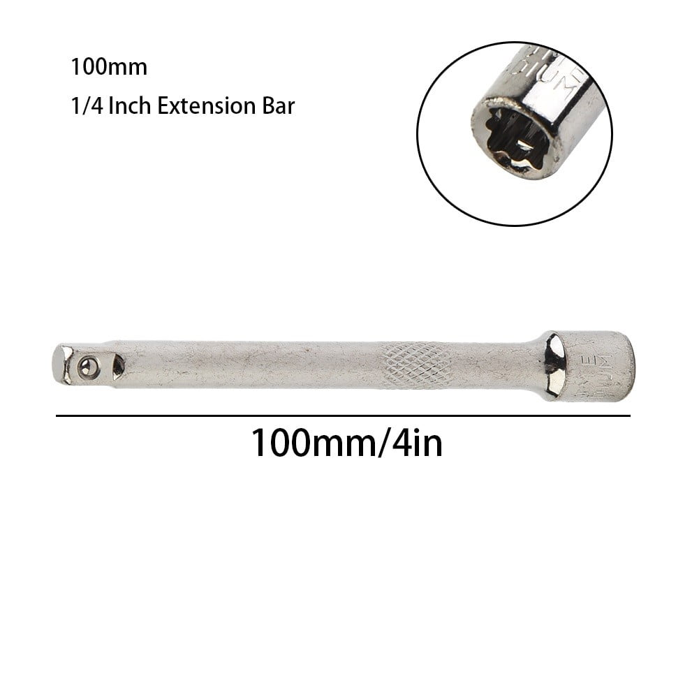 1/4 Inch Chromed Steel Extension Bar Ratchet Socket Wrench Adapter ...
