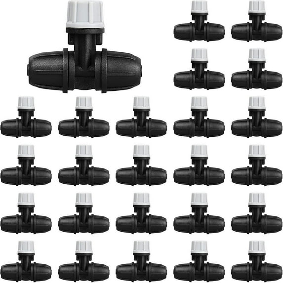 1/4 Inch Drip Irrigation Misting Nozzles Three-Way With Anti-Leak Locked Barbed - Walmart.com