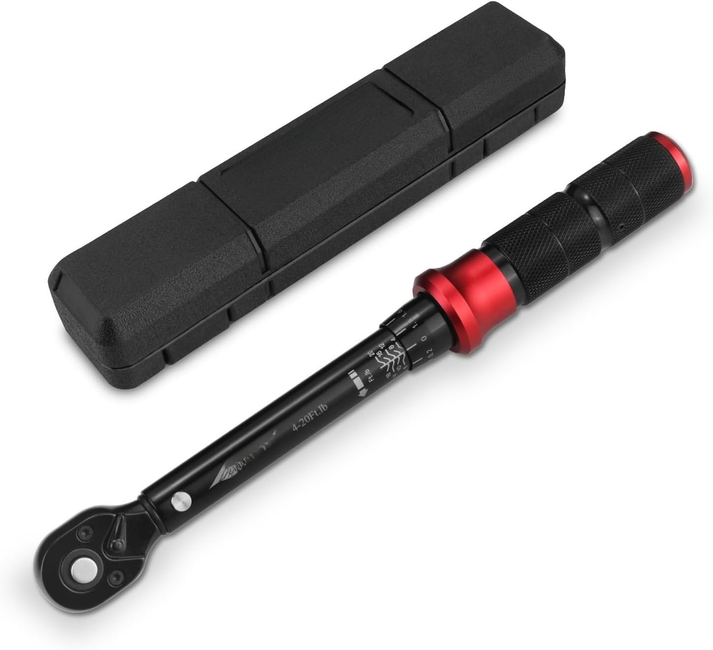 1/4-Inch Drive Click Torque Wrench (4-20 lb.ft / 5.4-27.2 Nm),72 Dual ...