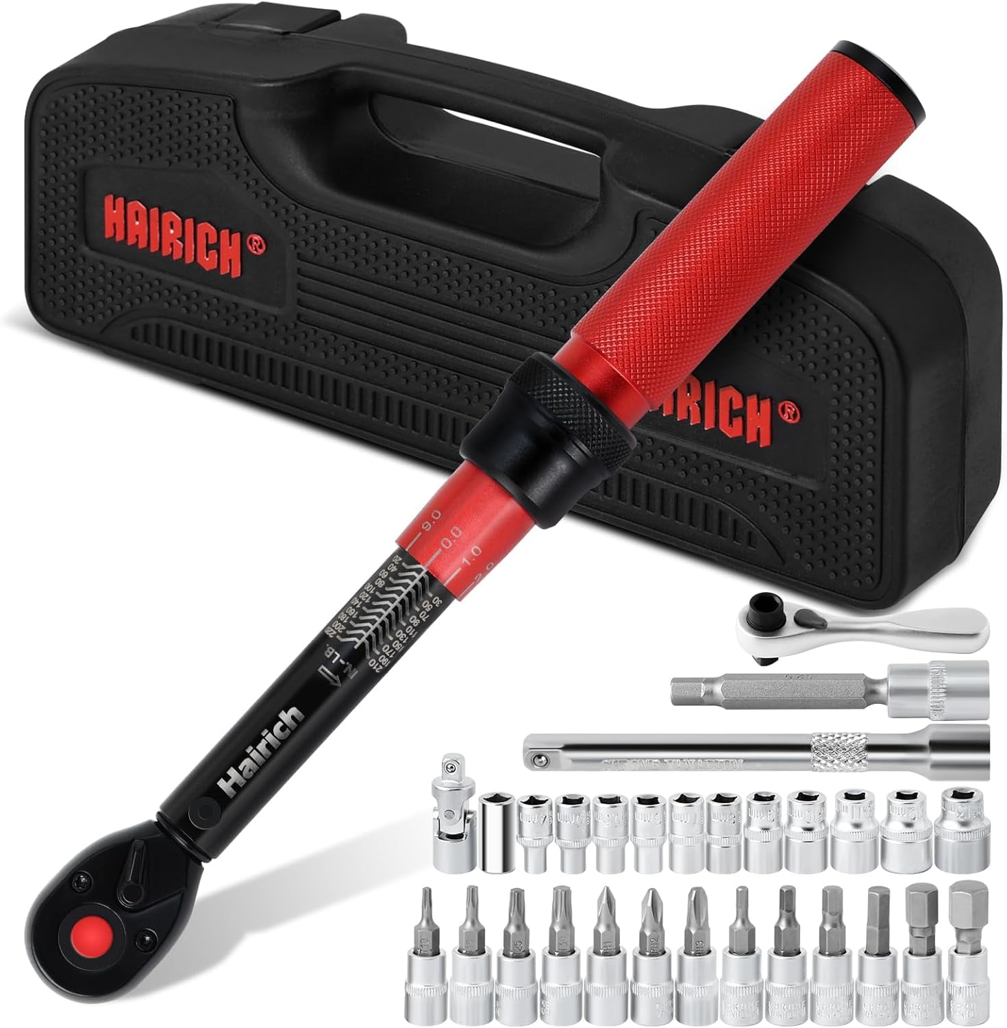 1/4-Inch Drive Torque Wrench Set,2.3-24.9 N.M/20-220IN.LB, Bike Torque ...