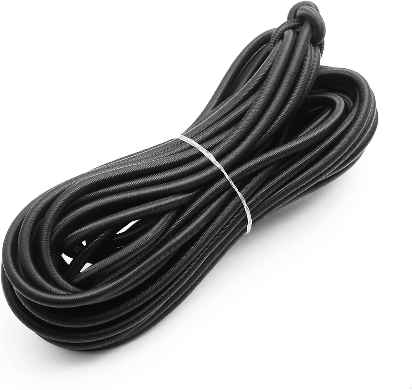 1/4 Inch Elastic Bungee Cord Shock Marine Grade Black 30FT Bungee Kayak ...