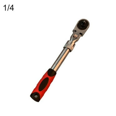 "Zero Degree 1/4"" Drive Gearless Quick Release Ratchet, Nickel Plated ...