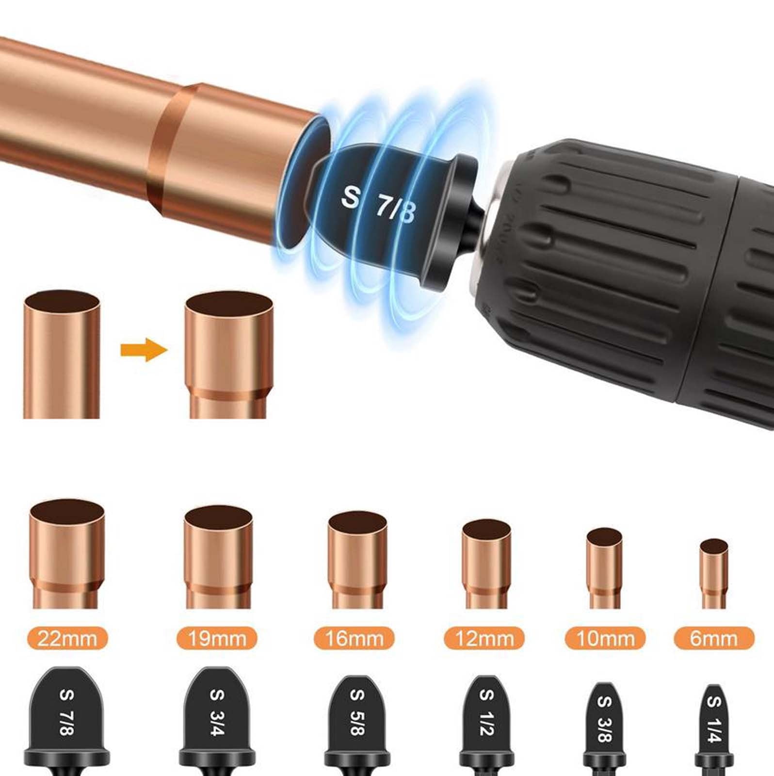 1/4-Inch ID Copper Tube Flare Fitting, Straight Copper Coupling Welding ...