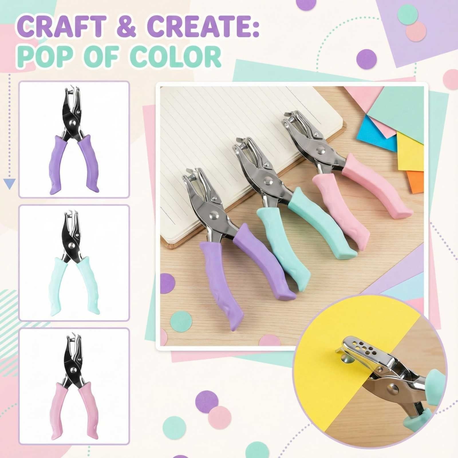 1/4 Inch Small Single Hole Punch Paper Hole Puncher Mini Hole Puncher ...