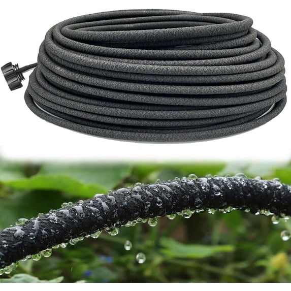 1/4 Inch Soaker Hose for Garden 100ft Soaker Irrigation Drip Hose ...