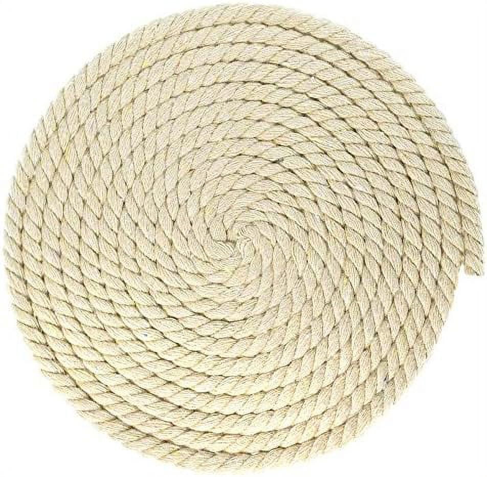 1/4-Inch-Thick Twisted Cotton Macrame Craft Rope – Large Variety Of ...