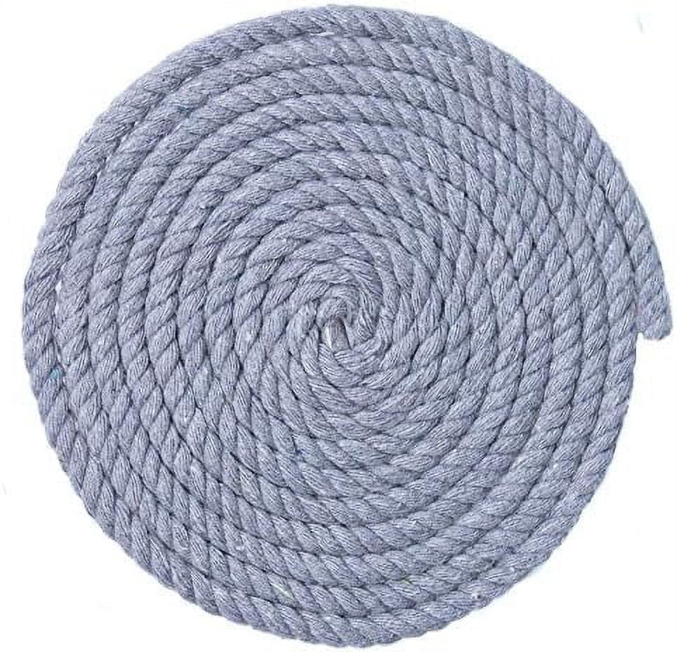1/4-Inch-Thick Twisted Cotton Macrame Craft Rope – Large Variety Of ...