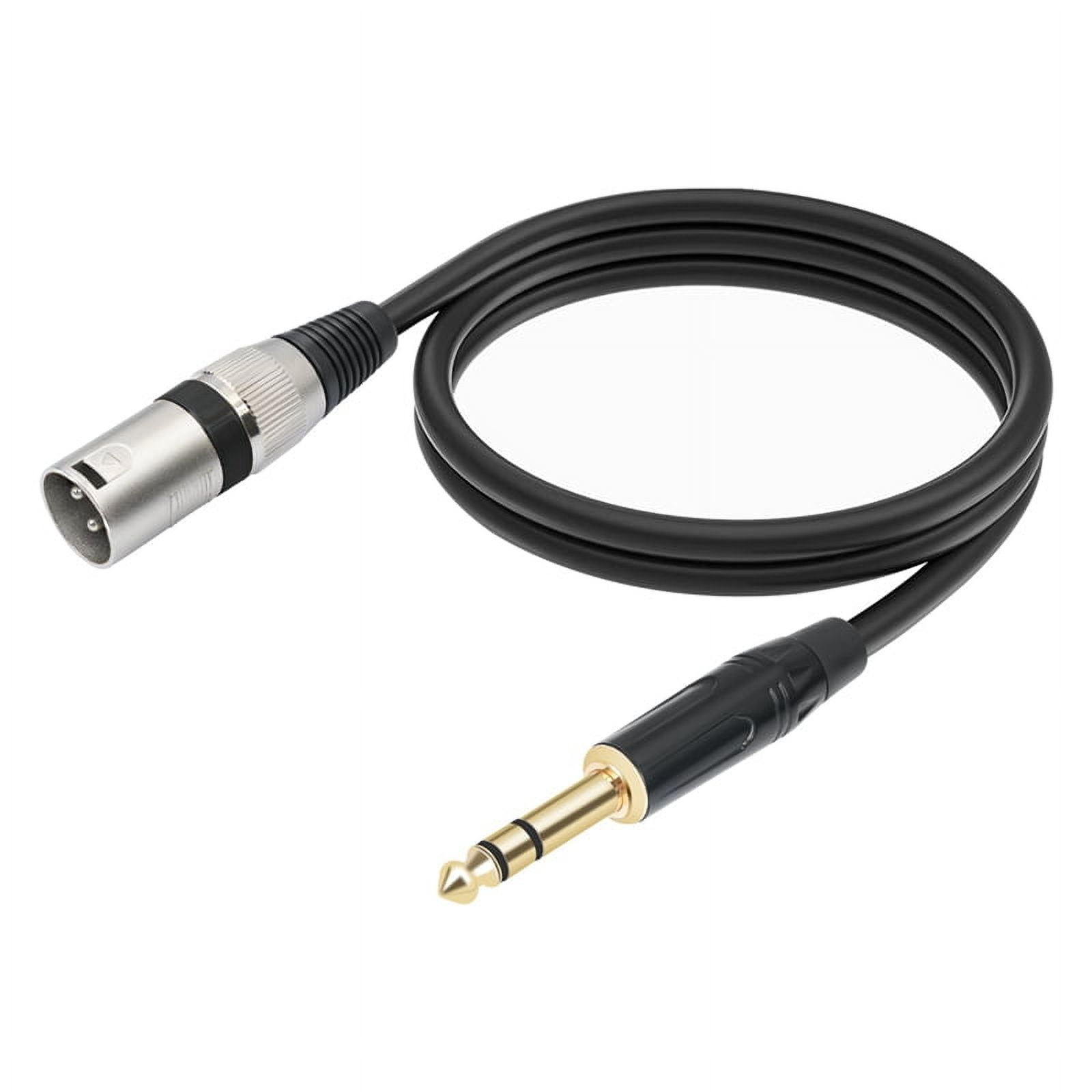 1/4 Inch to XLR Male Balanced Signal Interconnect Cable 6.35mm to XLR ...