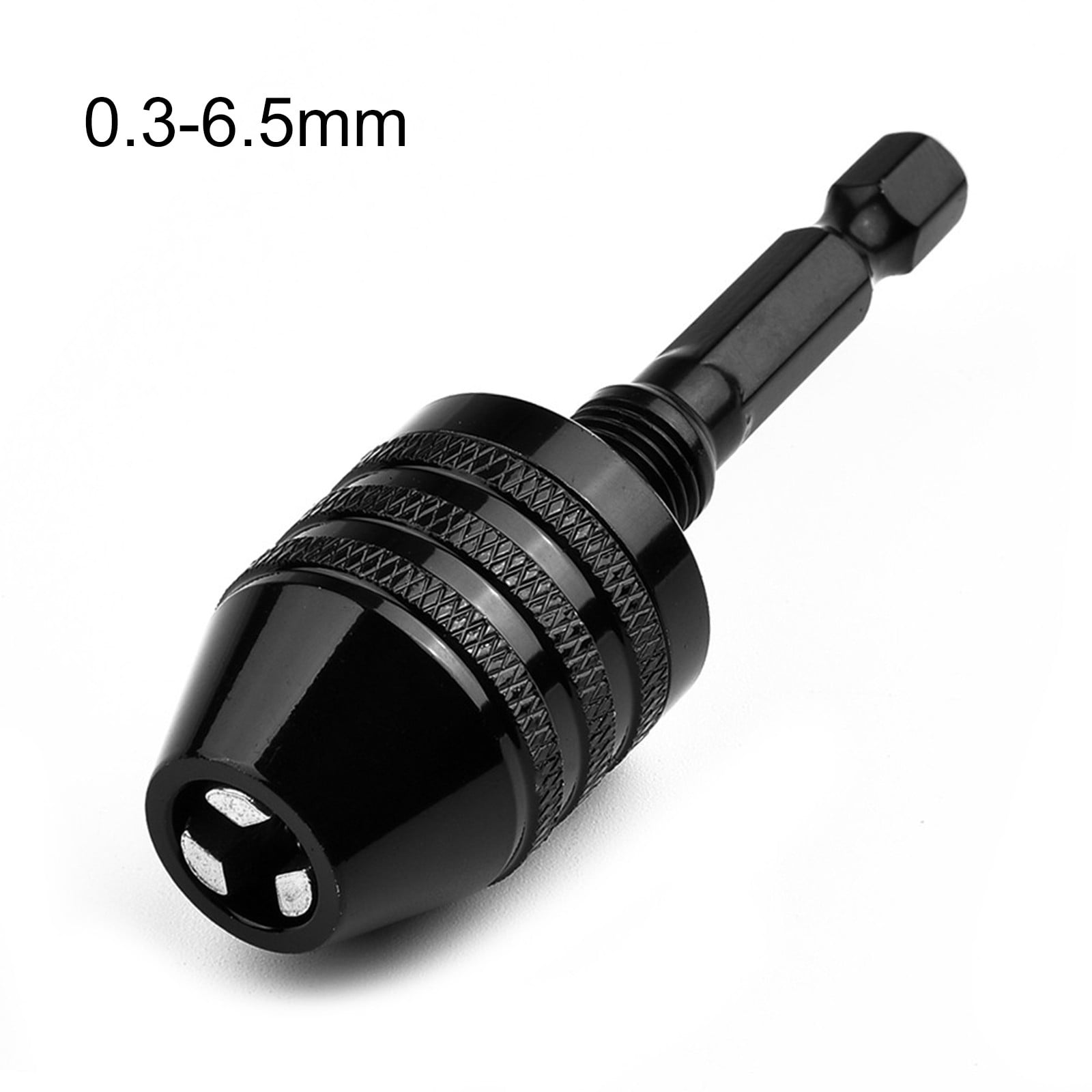 1/4" Keyless Chuck Conversion Hex Shank Adapter Drill Bit Quick Change ...
