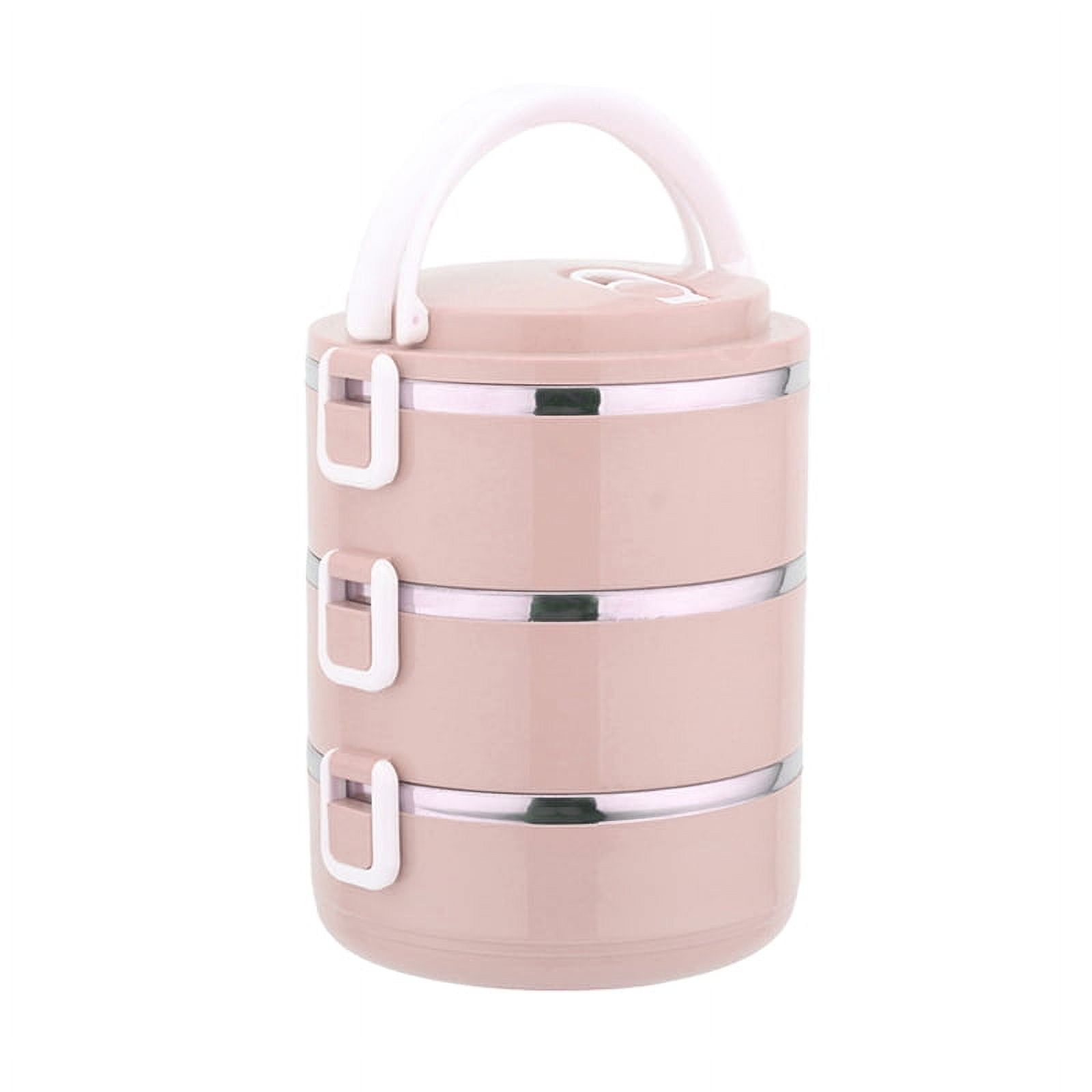 1-4 Layer Food Storage Containers Bento Lunch Box With Handle Insulated ...