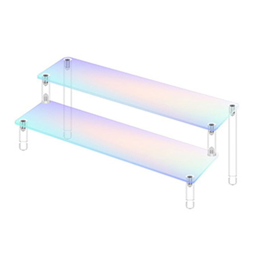 1-4 Layers Acrylic Display Stand Perfume Figurine Cake Transparent ...