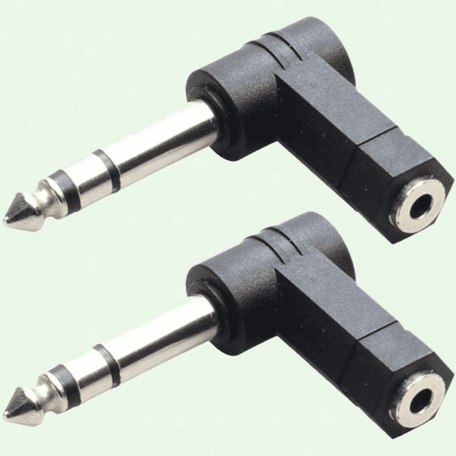 1/4" Male to 3.5mm Female Aux Audio Adapter Converter - Walmart.com