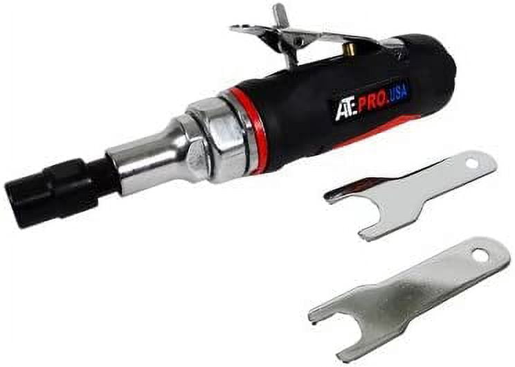 1/4" Mini Air Powered Die Grinder with 1â€ Extended Collet Tube (Chrome ...