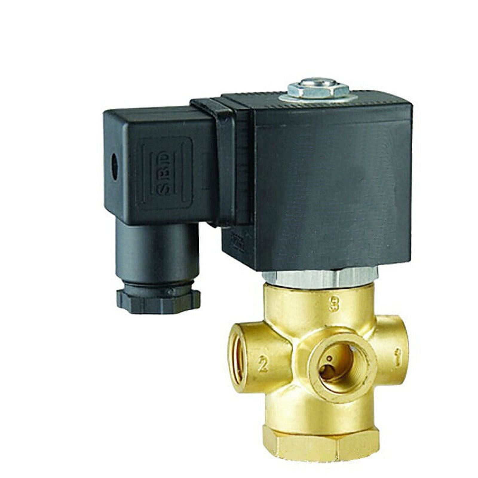 1/4" NPT BSP Miniature Direct Acting Solenoid Valve 220VAC 110VAC 24VDC ...