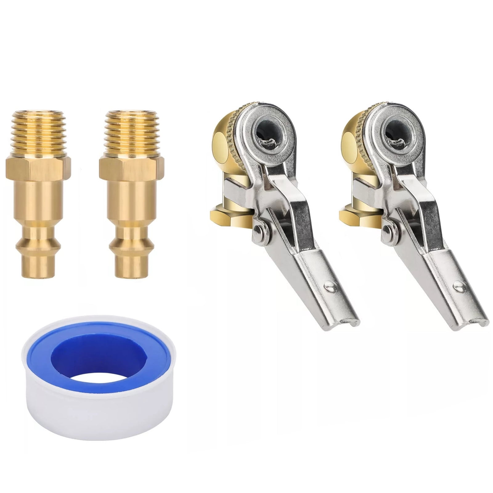 1/4" NPT Threaded Air Chuck Seamless Connection to Air Lines ...