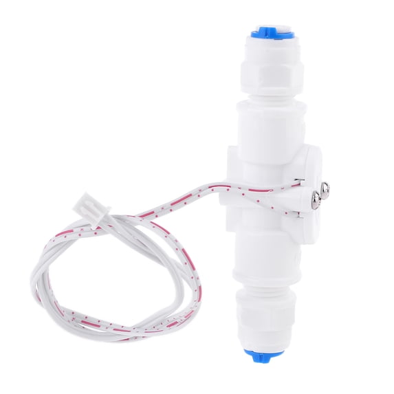 1/4" NPT Water Flow Switch Practical PE Tube Liquid Flow Sensor Switch ...