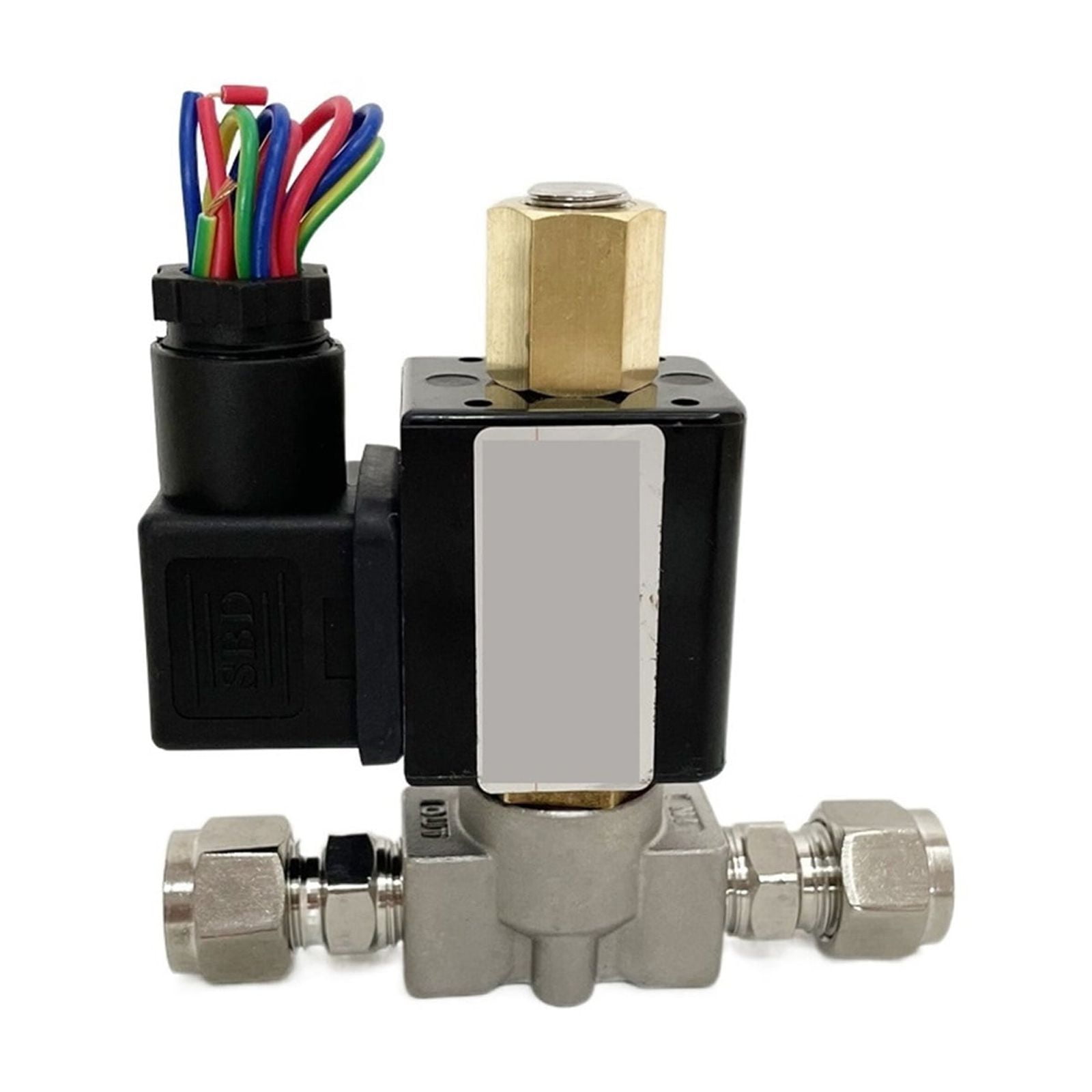 1/4" Normally Open Stainless Steel Solenoid Valve w 304 SS Pipe Fitting Tube ,Excellent ...