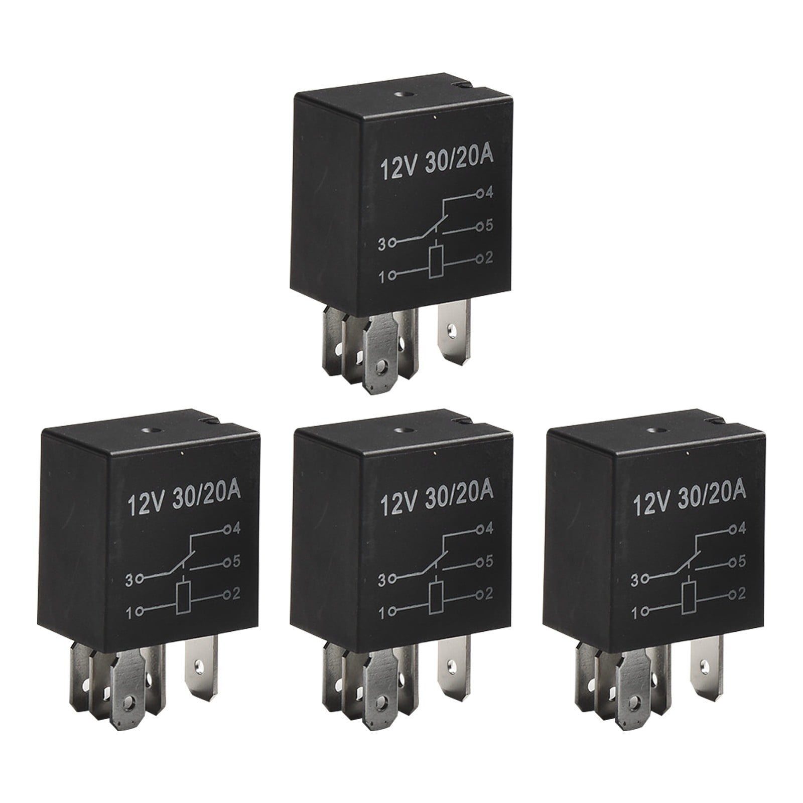 1/4 PCS Power Relay, 5 Pin Multi Purpose Auto Fuel Pump Relay, 5 pin ...