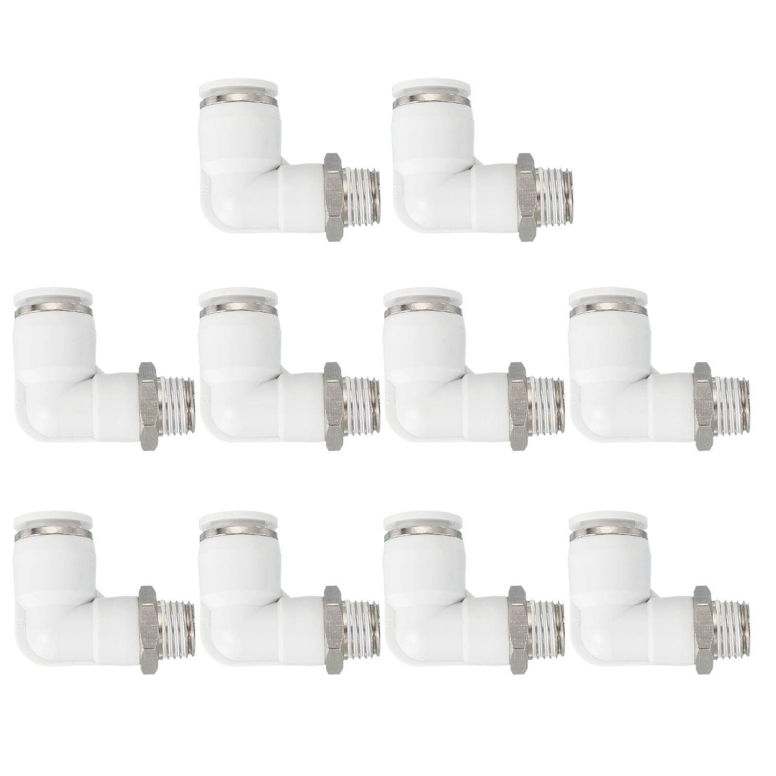 1/4"PT Push to Fitting, 10 Pack 10mm Pneumatic Air Quick Connector Male ...
