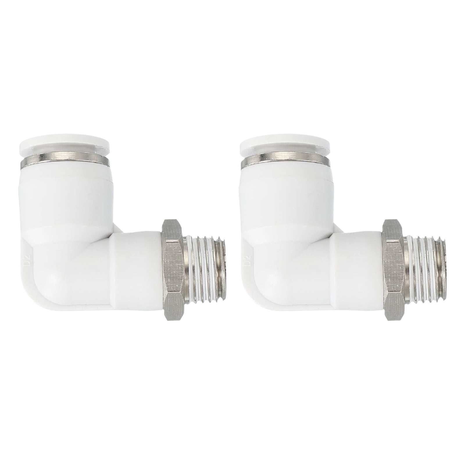 1/4"PT Push to Fitting, 2 Pack 10mm Pneumatic Air Quick Connector Male ...