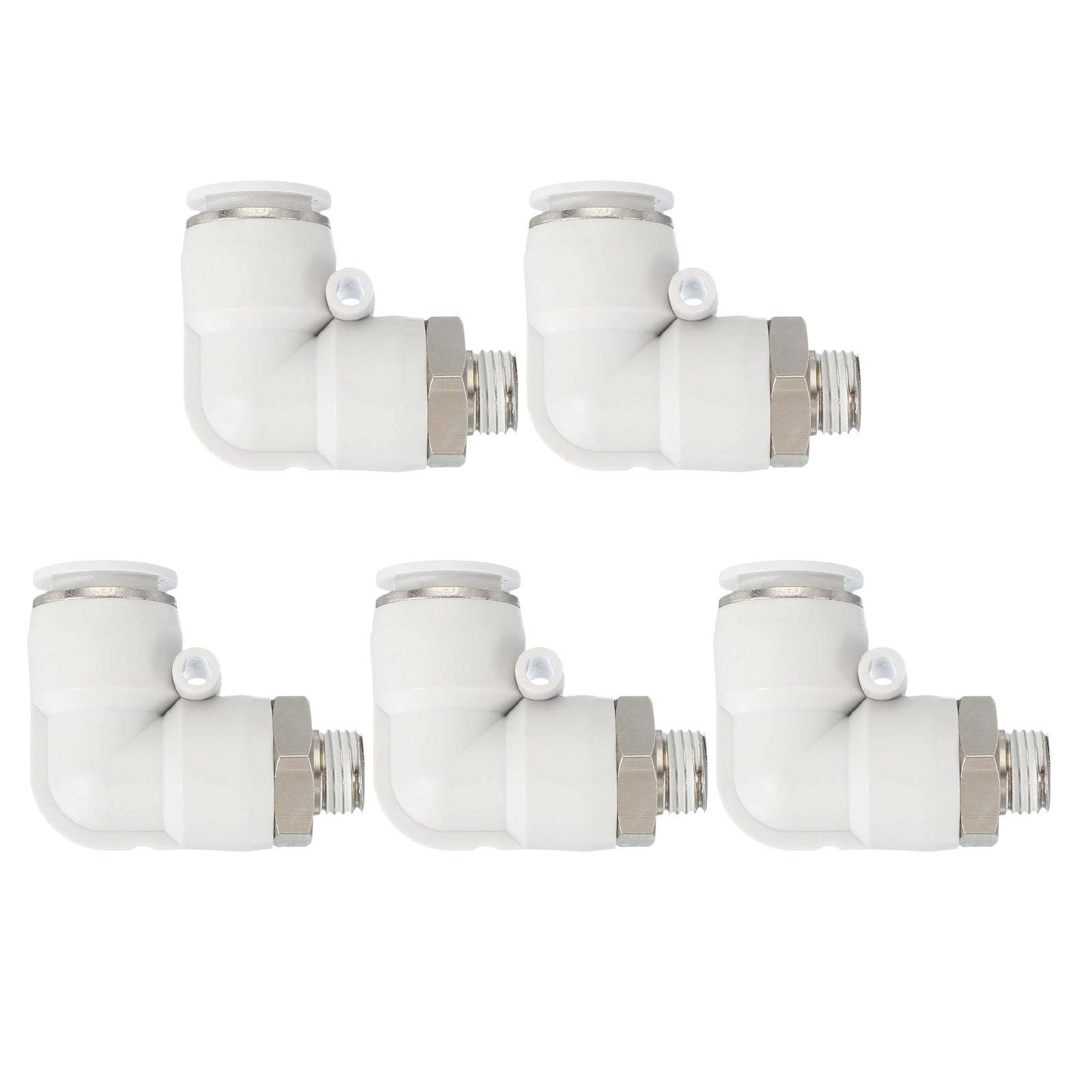1/4"PT Push to Fitting, 5 Pack 14mm Pneumatic Air Quick Connector Male ...