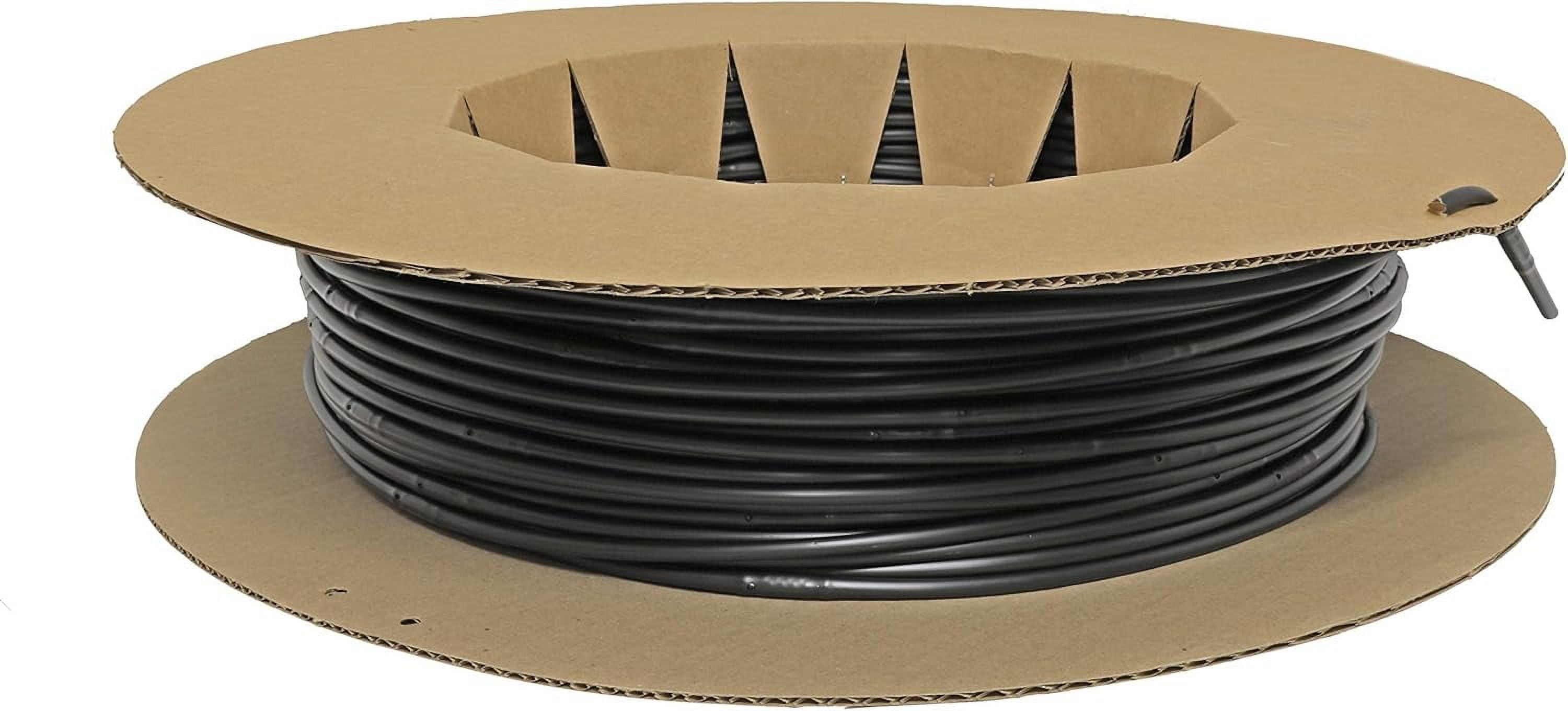 1/4" Poly Dripline 12" Spacing 0.5 GPH 500' Black Drip Tubing - Walmart.com
