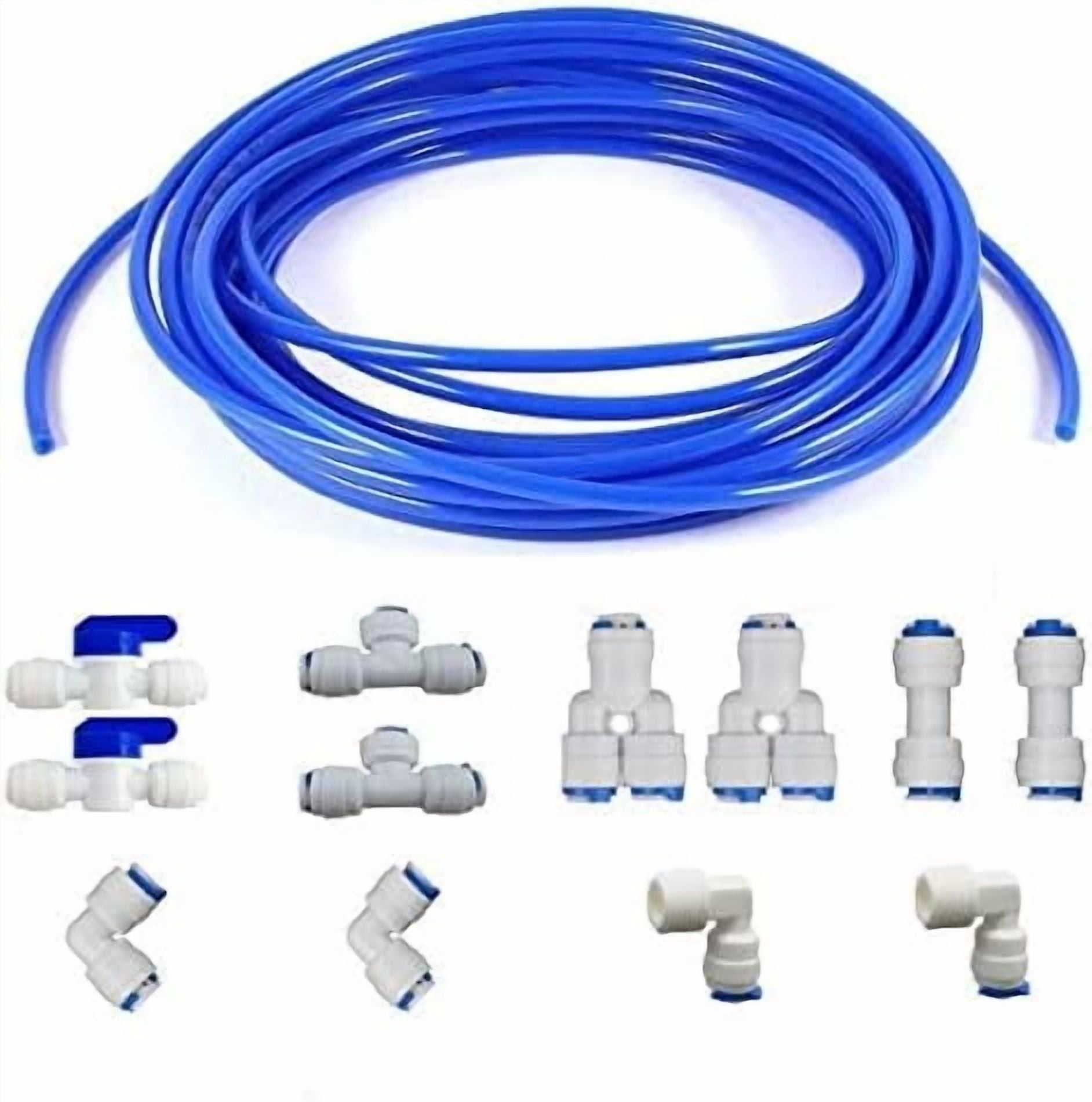 1/4" Quick Connect Water Purifiers Tube Fittings for RO Water Reverse ...