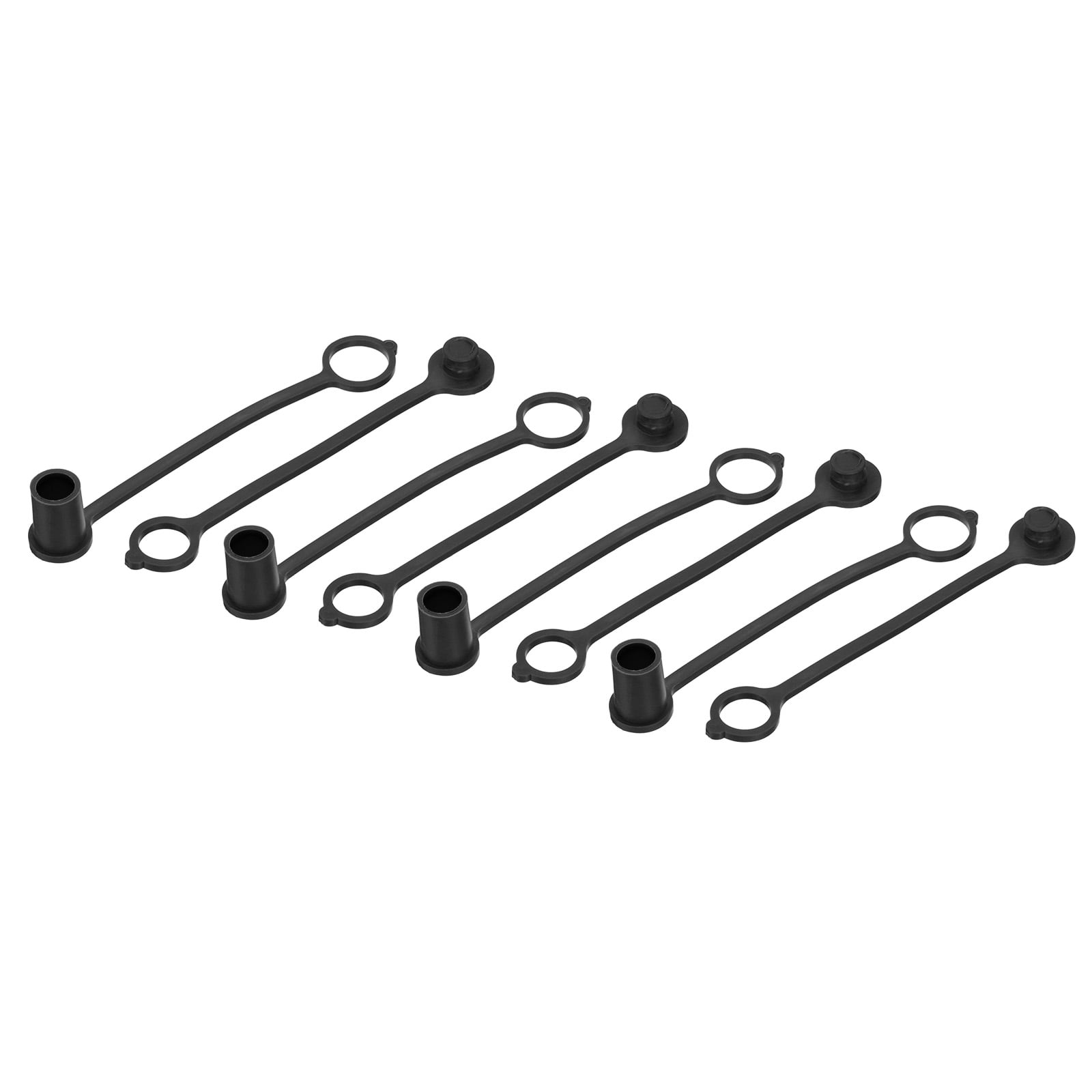 1/4" Quick Disconnect Connect Dust Cap and Plug Cover, 8pcs Rubber Dust ...