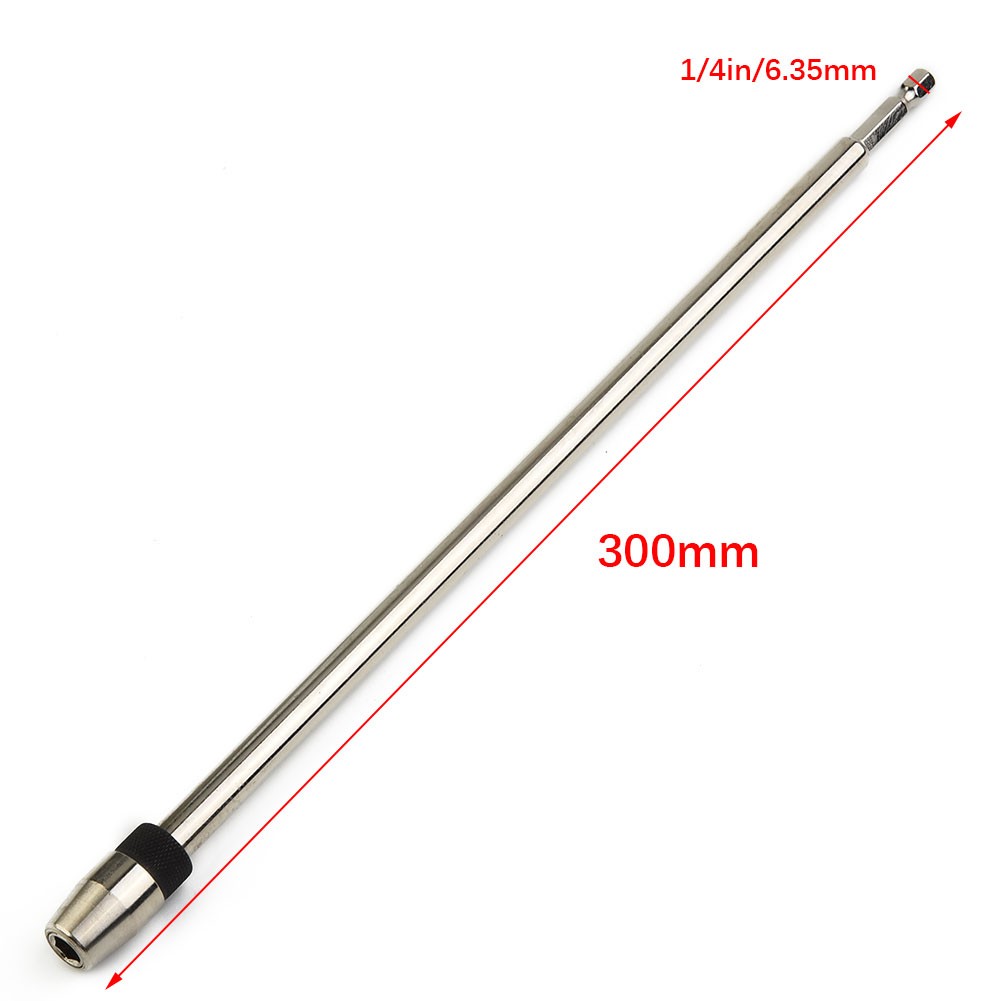 RAINB 1/4" Quick Release Screwdriver Drill Bit Holder 300Mm Hex Shank ...