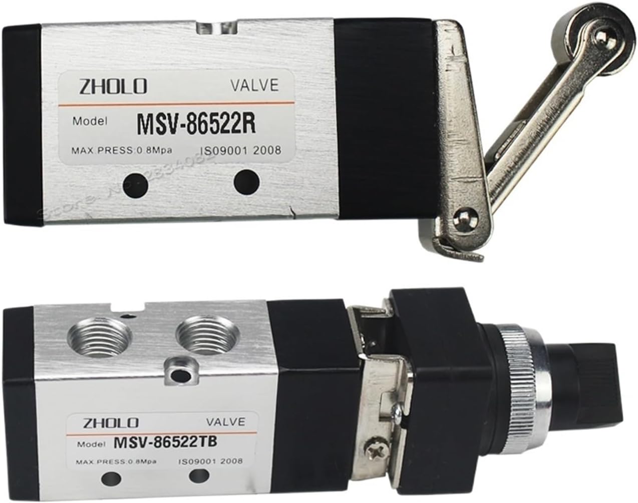 1/4" Roller Manual Valve Pneumatic MSV-86522R Valve Rotary Manual Valve Pneumatic MSV-86522TB ...