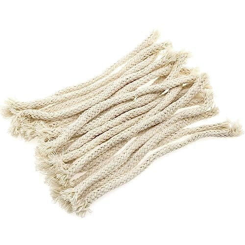 -1/4" Round Cotton Oil-Lamp Wicks 15cm Alcohol Lamp Cotton Wick ...