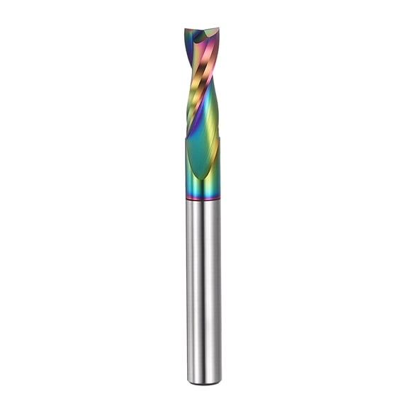 1/4" Shank Upcut Spiral Router Bit, 1/4" Cutting Diameter, 3/4" Cutting ...