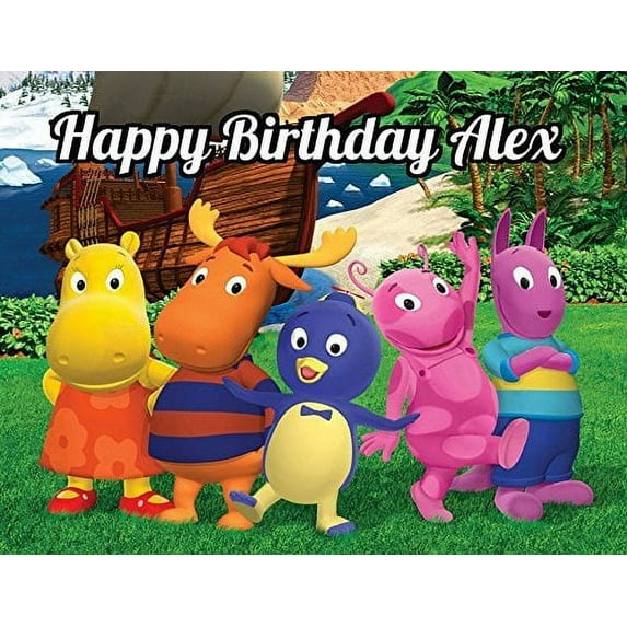 1/4 Sheet Backyardigans Edible Frosting Cake Topper- 78691* - Walmart.com