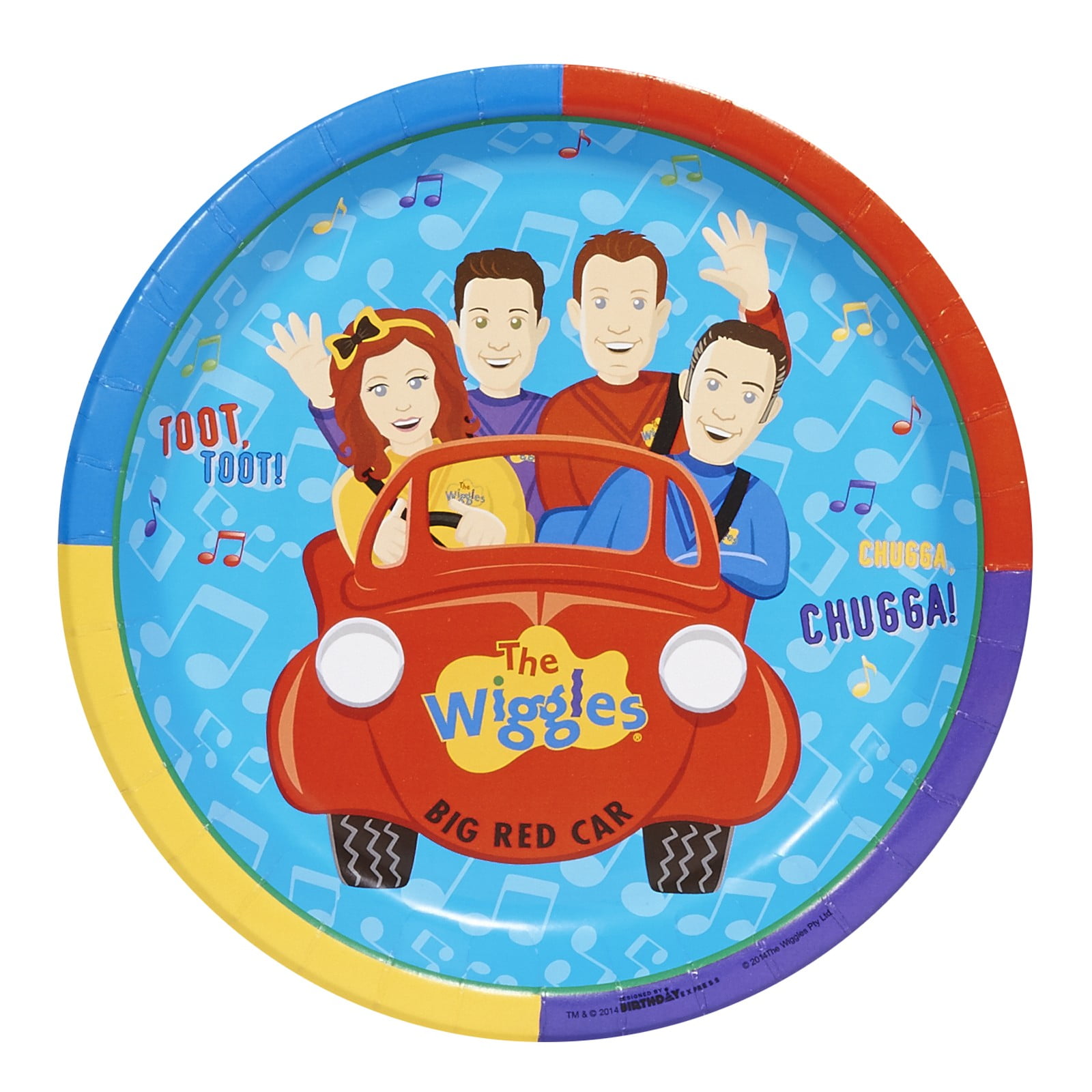 1/4 Sheet The Wiggles Edible Frosting Cake Topper* ABPID03933 - Walmart.com