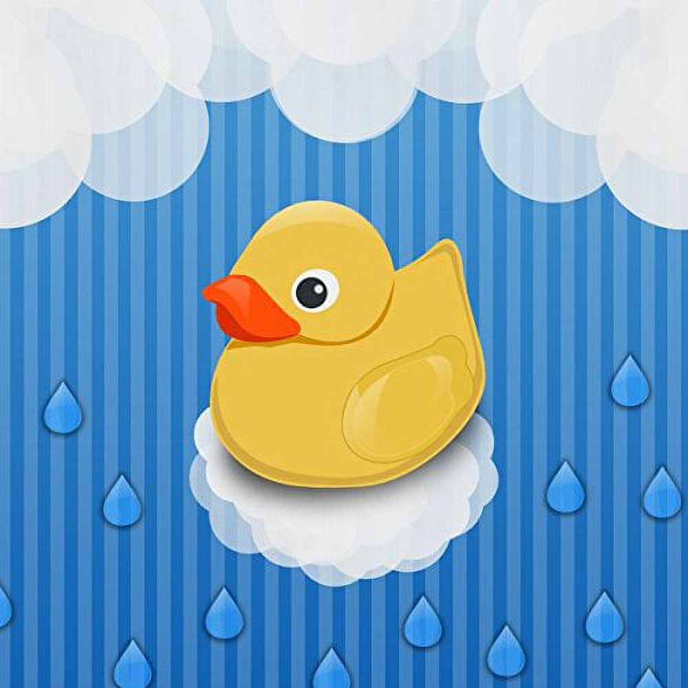 1/4 Sheet Yellow Rubber Duck Baby Shower Edible Frosting Cake Topper ...