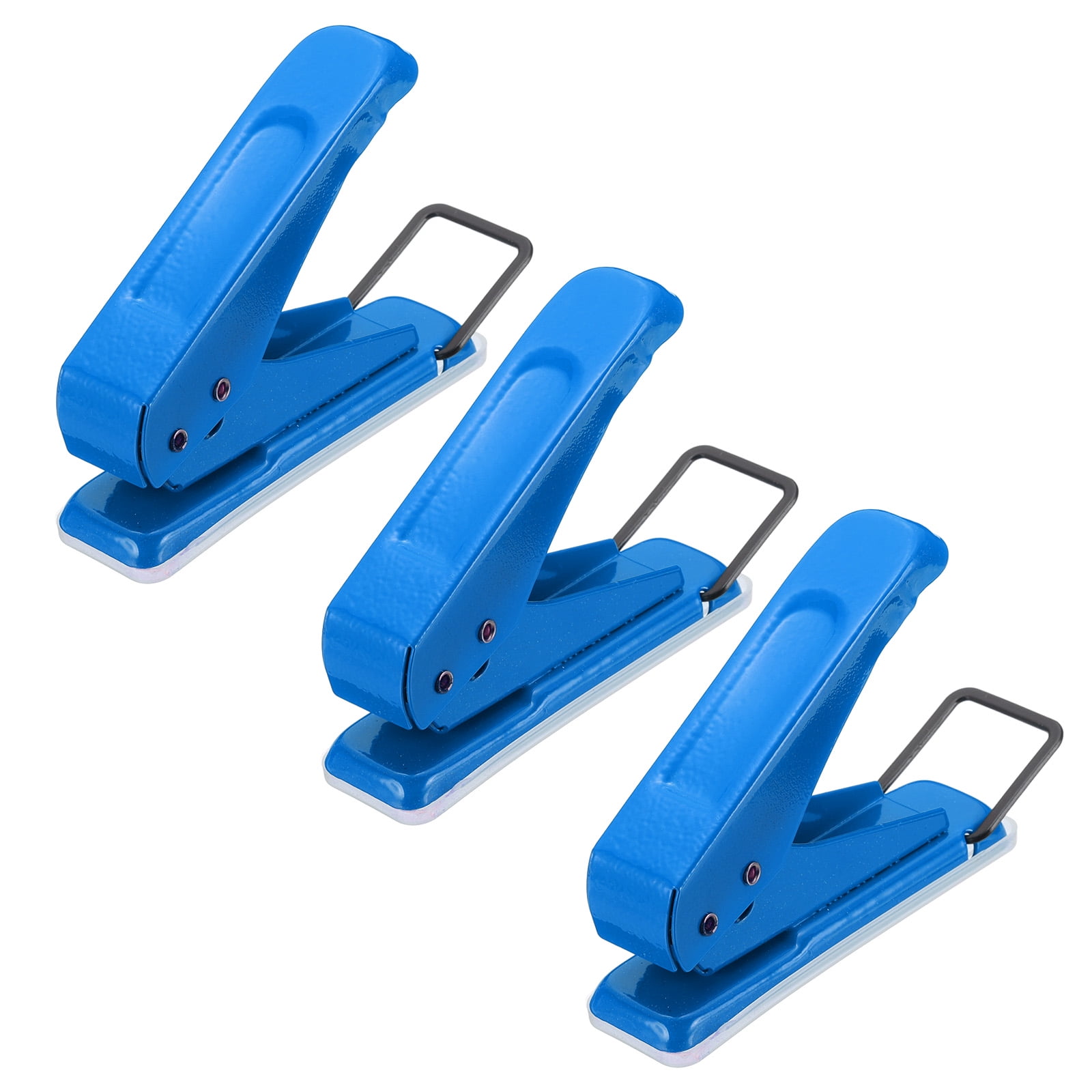 1/4" Single Hole Punch, 3Pcs Handheld Heavy Duty Hole Puncher Press ...