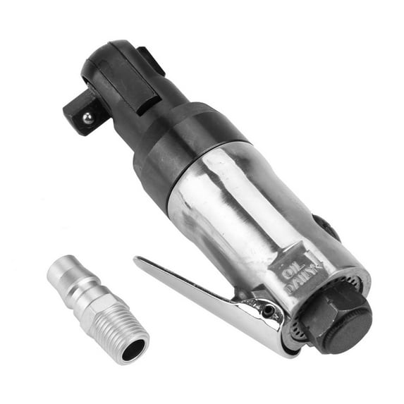 1/4" Square Drive Straight Shank Pneumatic Air Ratchet Wrench ...