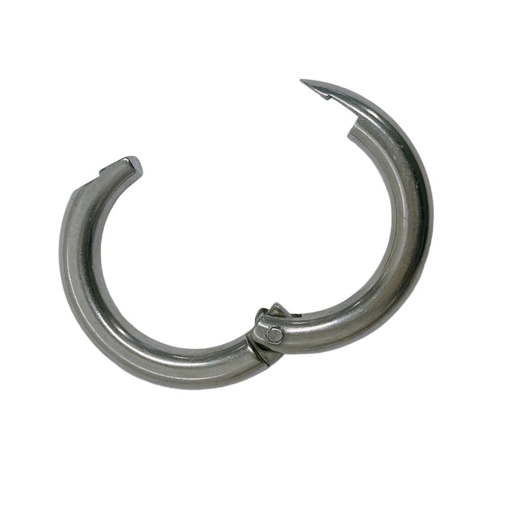 1/4" Stainless Steel T316 Round Ring Catch SS O-Ring Yacht Sailing ...