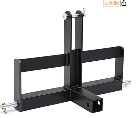 1/4'' Thick Quick Mount Plate,Skid Steer Trailer Hitch Receiver with ...