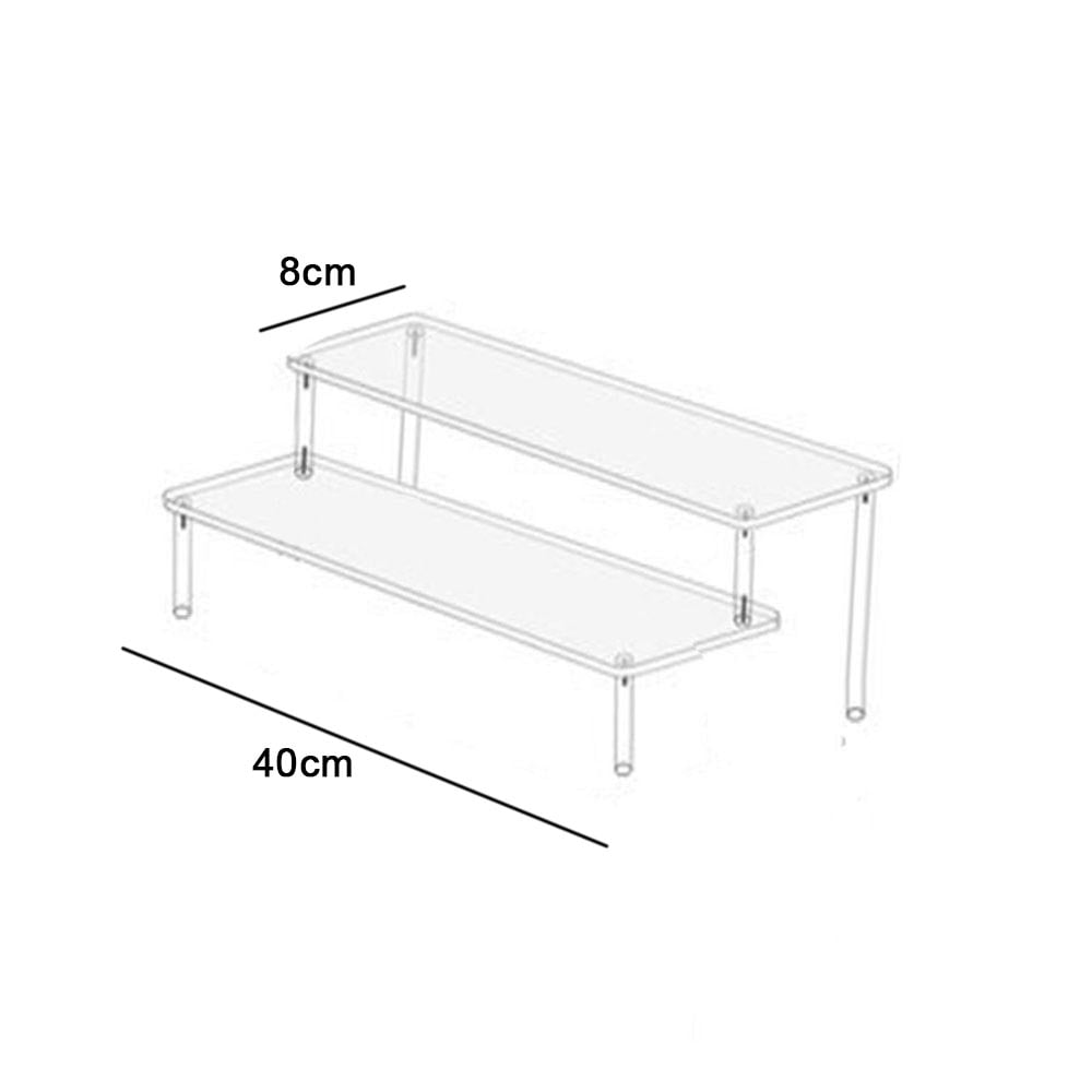 1-4 Tier Acrylic Display Stand Durable Display Rack For Cupcake Perfume ...