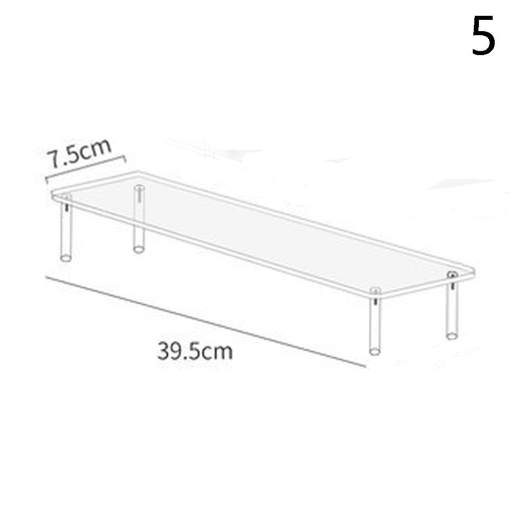 1-4 Tier Acrylic Display Stand Durable Display Rack For Cupcake Perfume ...