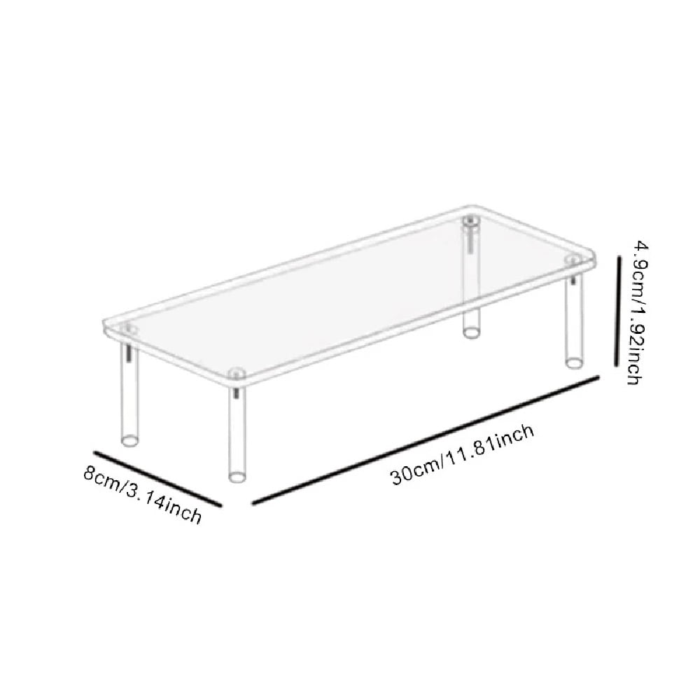 1-4 Tier Acrylic Display Stand Durable Display Rack For Cupcake Perfume ...