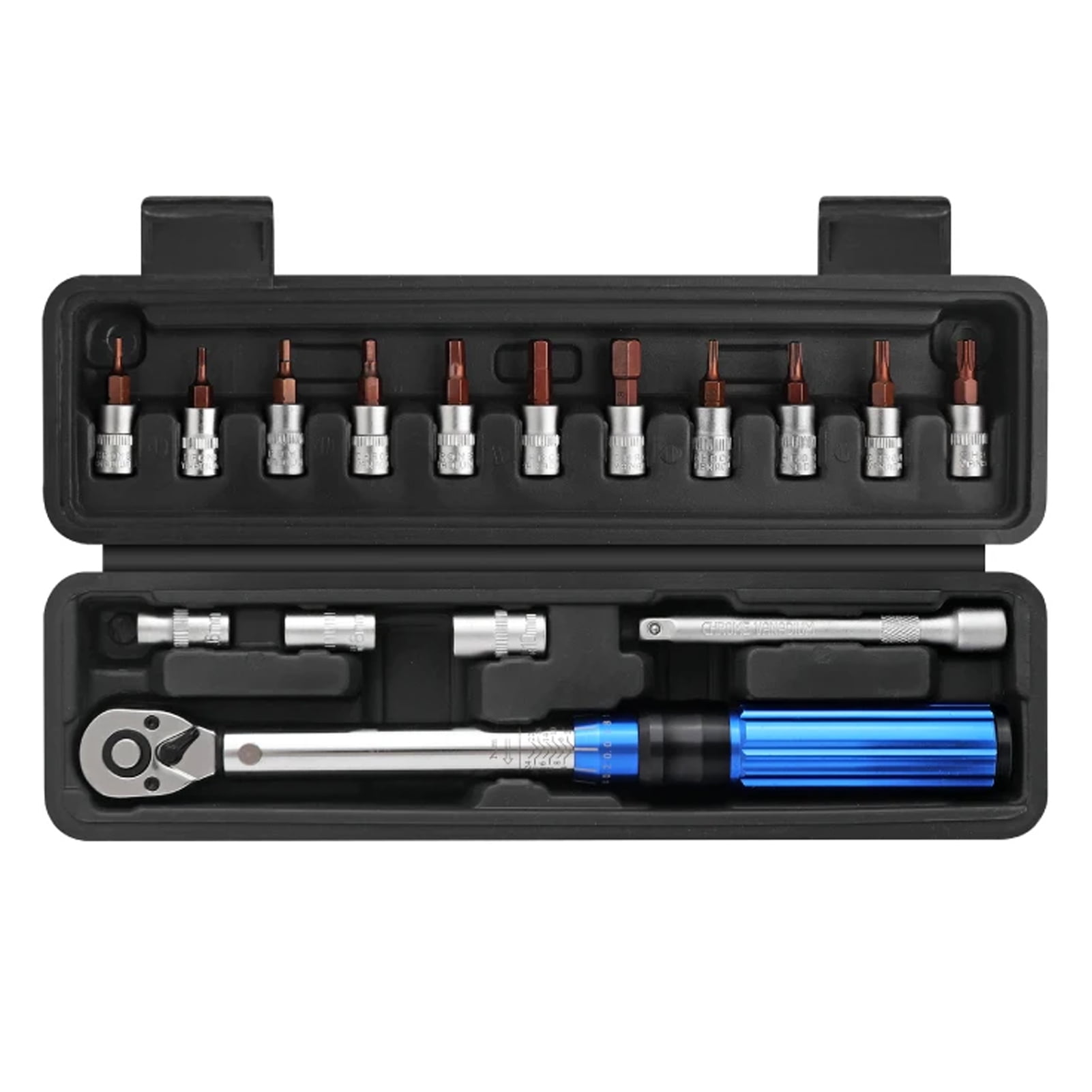 1/4" Torque Wrench Set, 16PCS Bicycle Hand Torque Wrench Kit with Hex ...