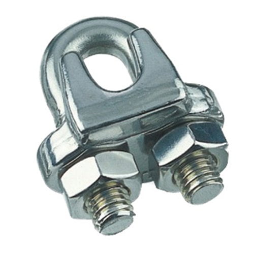 1/4" Type 316 Stainless Steel Wire Rope Cable Clip Clamp (Pack of 10 ...